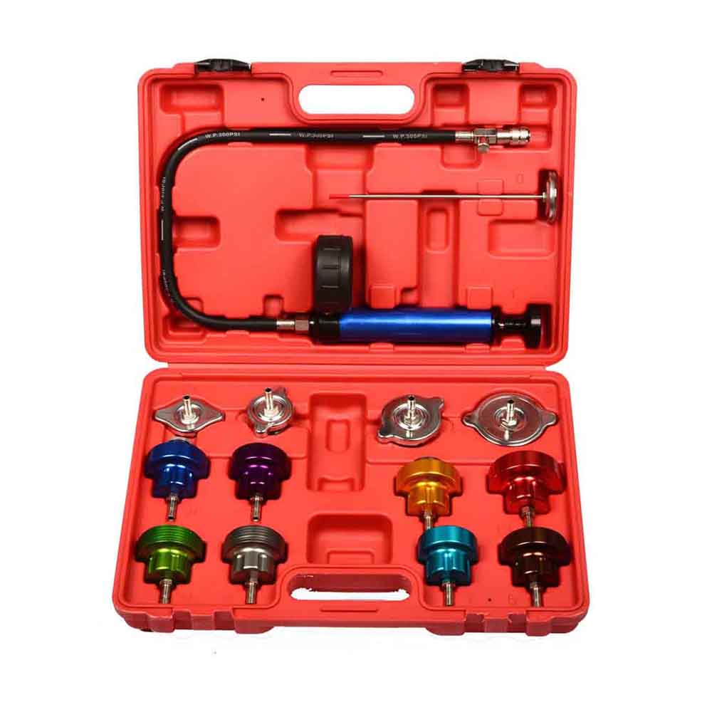 High Quality 14pc Radiator Water Pump Pressure Leak Tester Detector ...